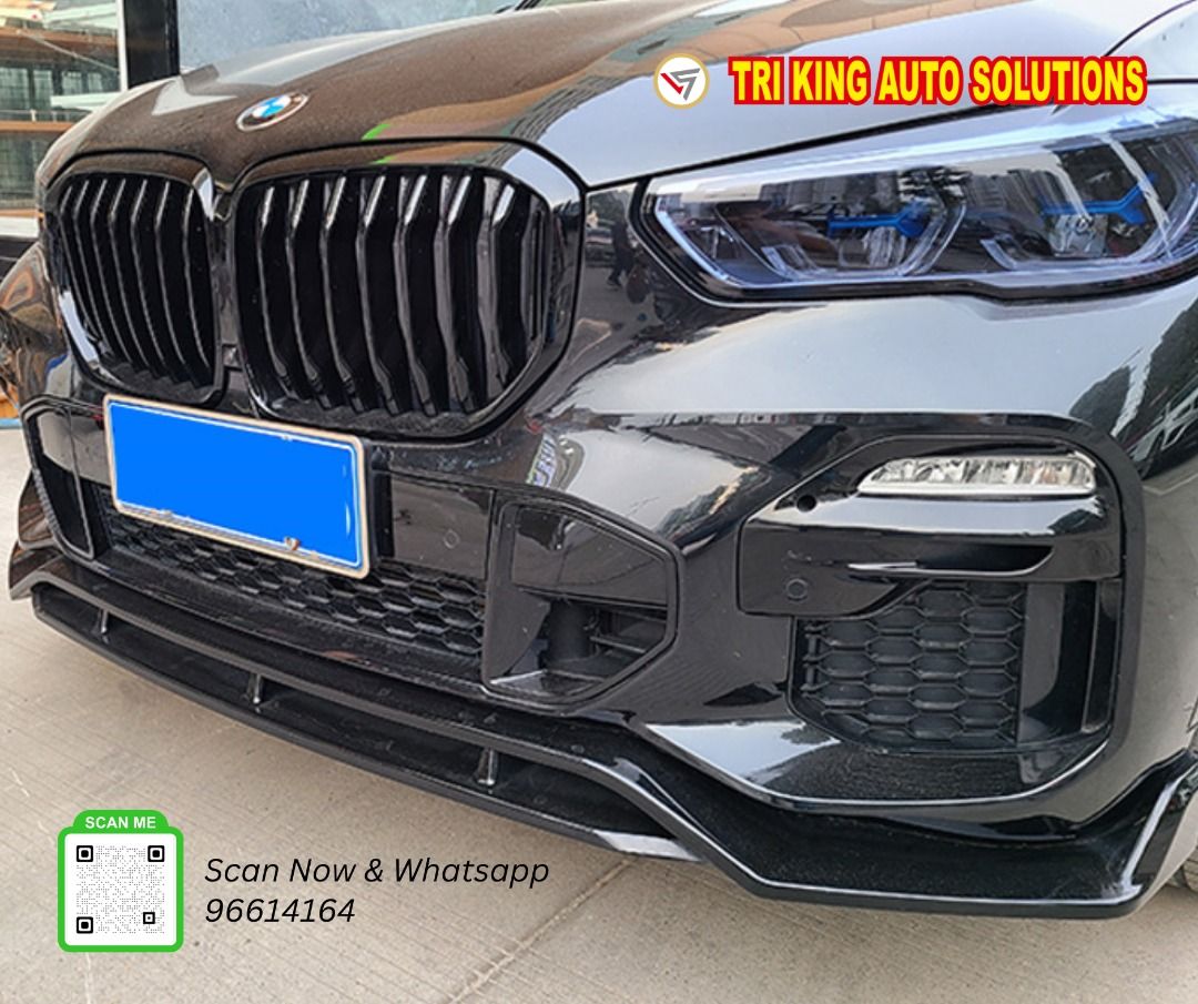 BMW X3 Front Bumper Spoiler Lip | F25 G01 | M-Sport | ABS, Carbon Print ...