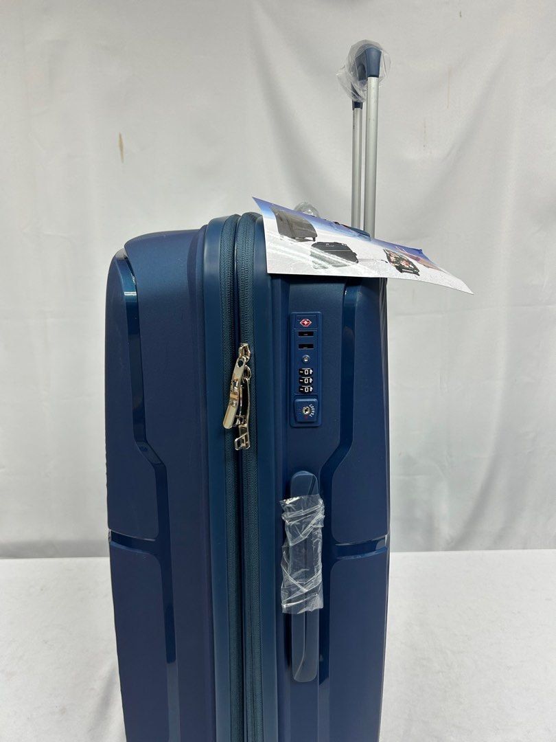 Brand New 24 inch Medium Expandable Polypropylene Luggage with tsa lock ...