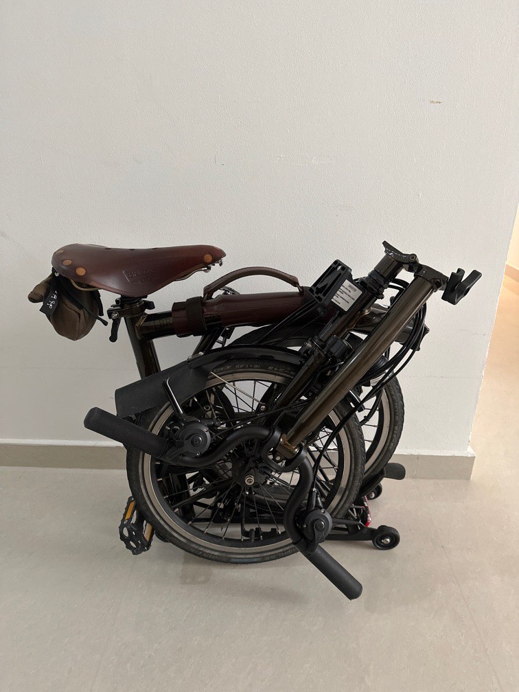 Brompton S6L 6 Speed Raw Lacquer black edition, Sports Equipment ...