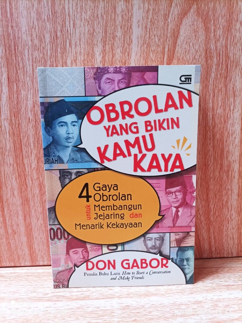 Buku Obrolan Yang Bikin Kamu Kaya By Don Gabor, Buku & Alat Tulis, Buku ...