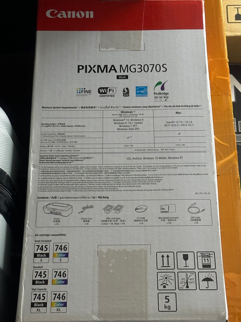 Canon printer Pixma MG3070S, Computers & Tech, Printers, Scanners ...