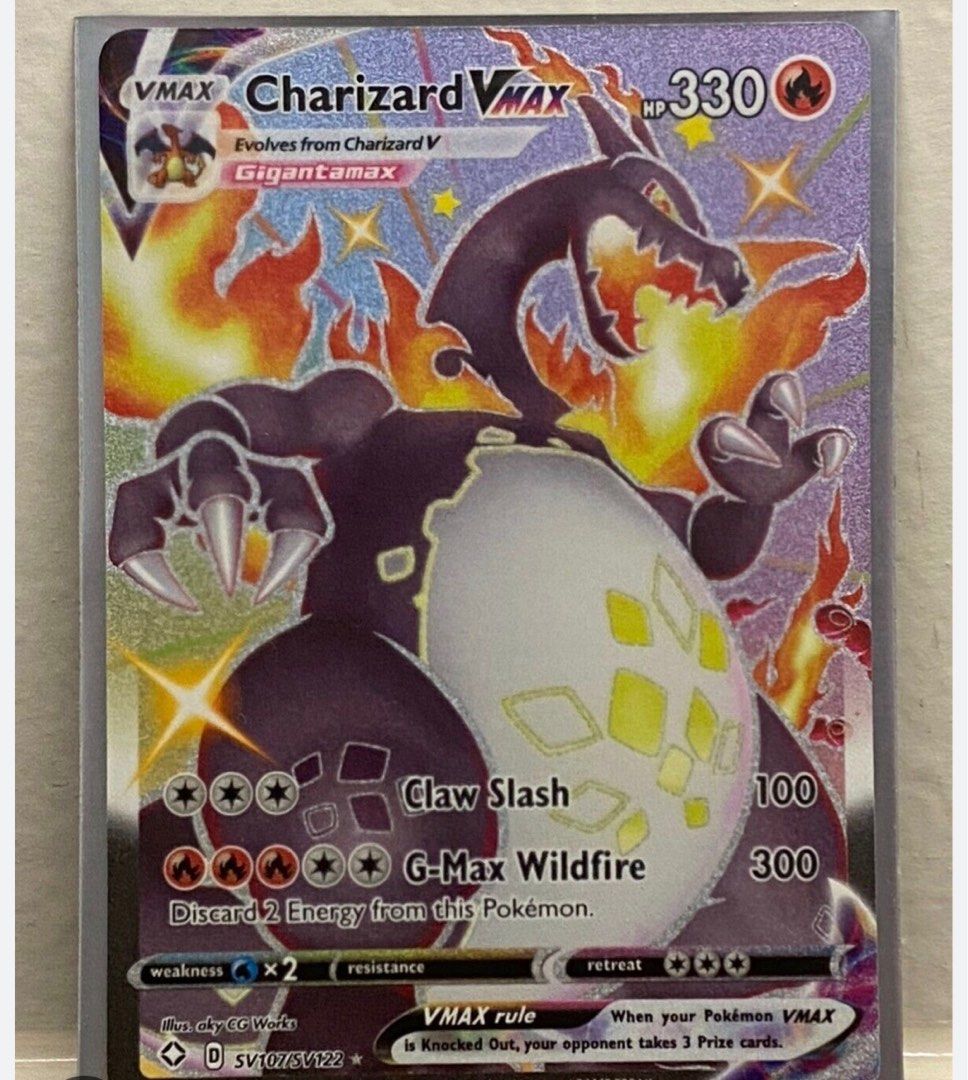 Charizard v max, Hobbies & Toys, Toys & Games on Carousell