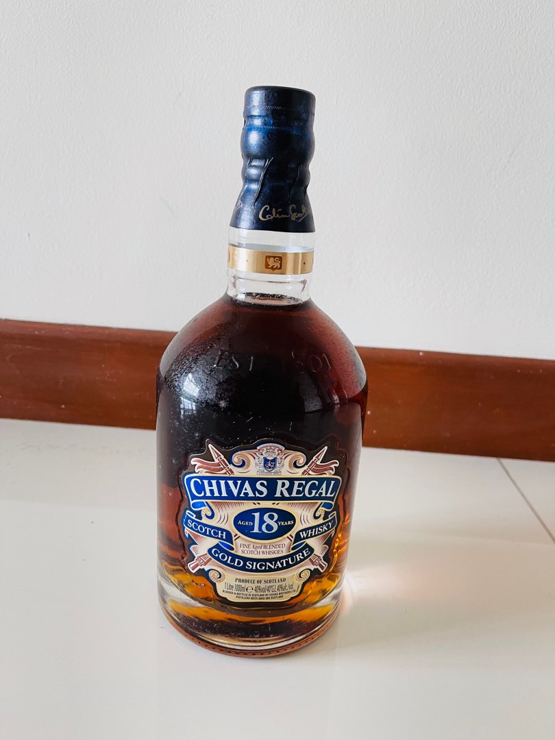 Chivas Regal 18 Years, Food & Drinks, Alcoholic Beverages on Carousell