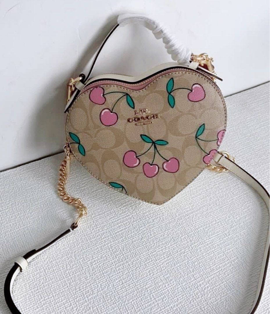 Coach Heart Cherry Crossbody Bag, Women's Fashion, Bags & Wallets ...