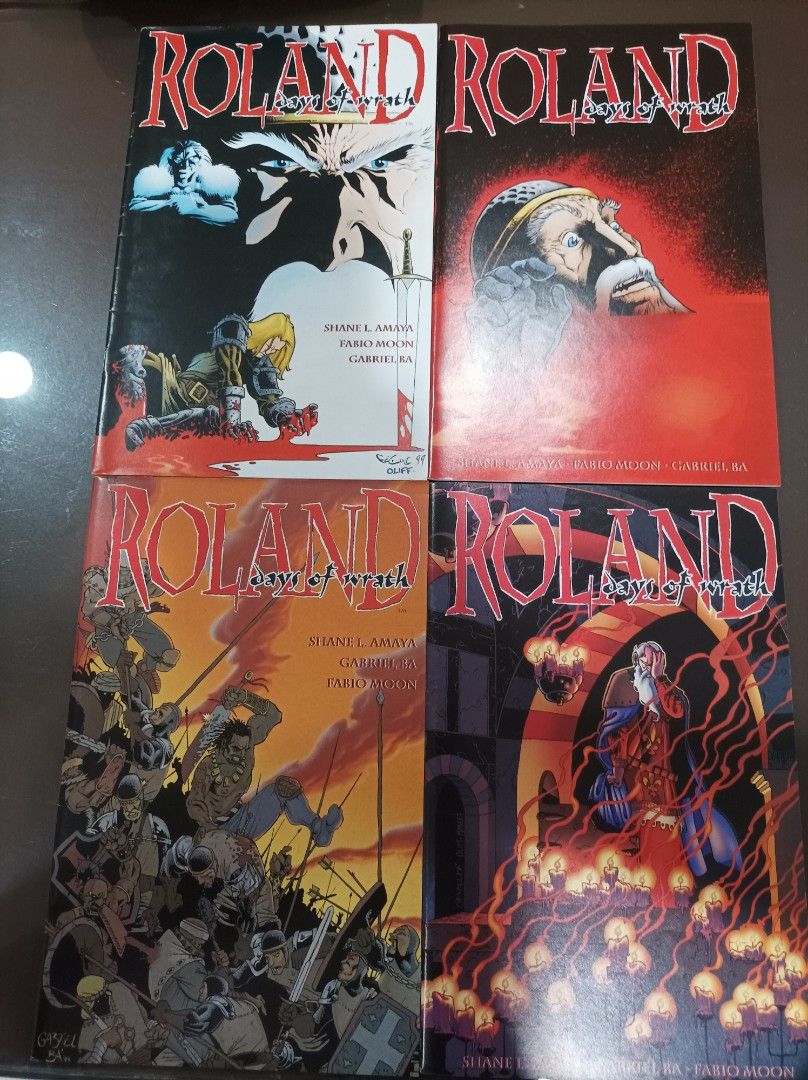 Comics Roland Days of Wrath #1-4, Hobbies & Toys, Books & Magazines ...
