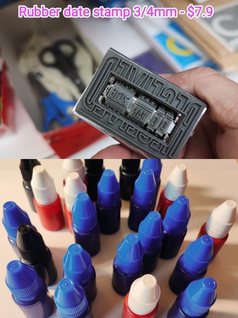 Company stamp/ child and teacher name or cartoon chop, Hobbies & Toys ...