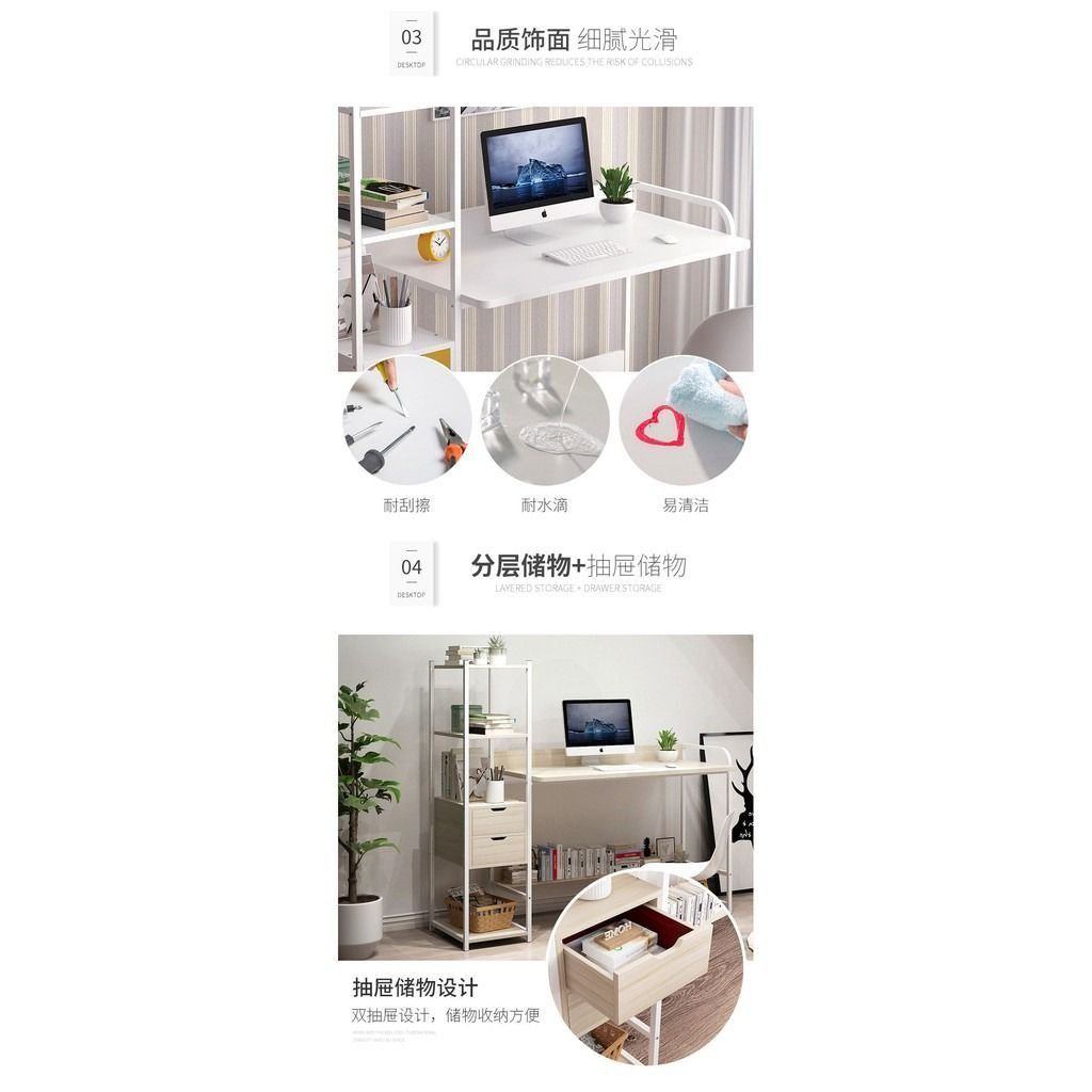 Computer Tables with Bookshelf 3/Computer Table/Study Desk, Furniture ...