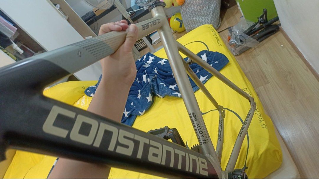 Constantine fixie bike frameset, Sports Equipment, Bicycles & Parts, Bicycles on Carousell