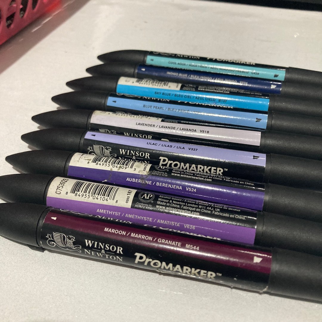 COOL SET - Winsor & Newton promarkers, Hobbies & Toys, Stationary ...