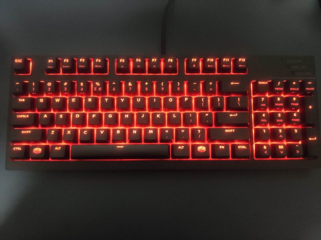 Cooler Master Pro M RGB Mechanical Gaming Keyboard, Computers & Tech ...