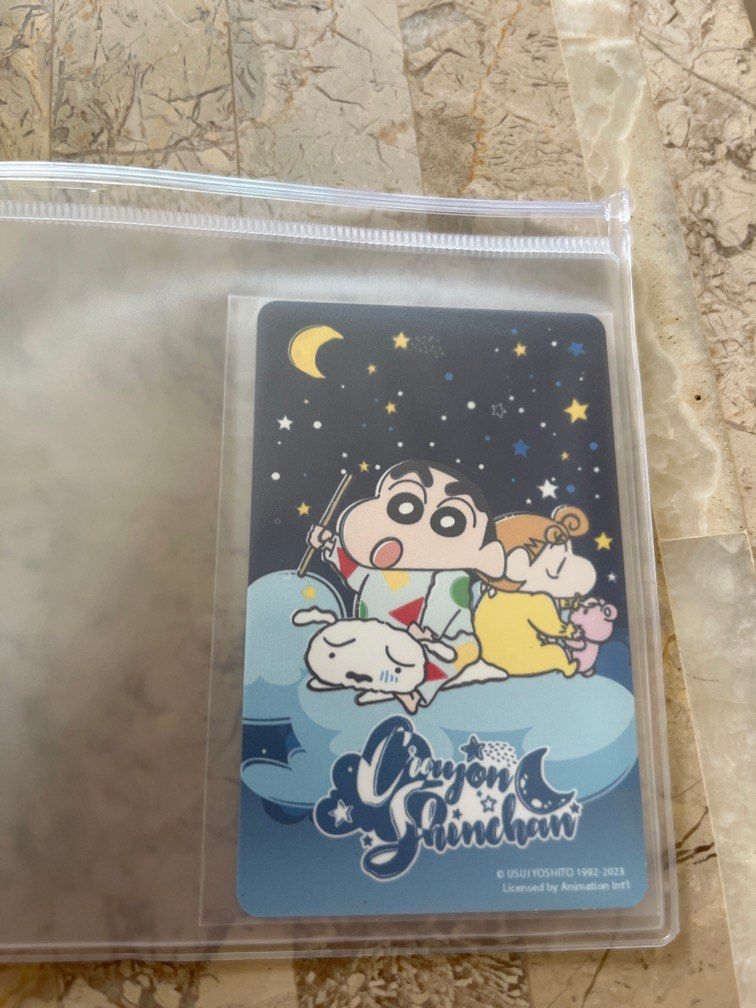 Crayon Shin chan ezlink card cloud, Hobbies & Toys, Travel, Travel ...