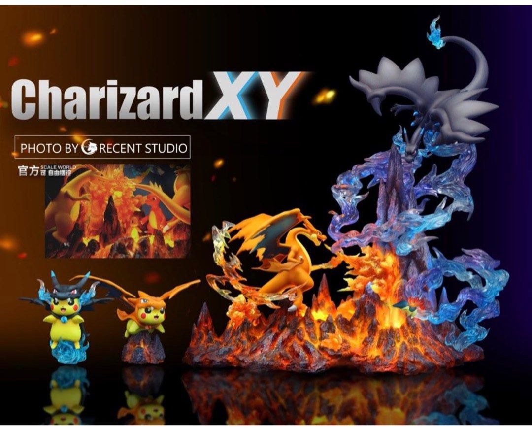 Crescent Studio Gigantamaz Charizard & Charizard XY, Hobbies & Toys ...