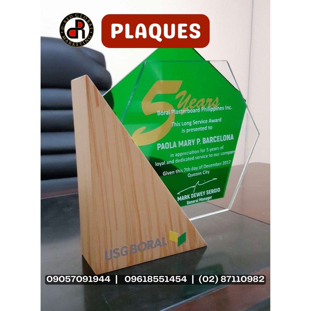Custom Award Plaque, Plaques, Affordable Plaque, Community on Carousell