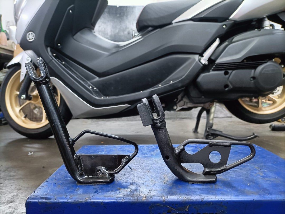 CUSTOM shorty Mainstand / Side stand, Motorcycles, Motorcycle ...