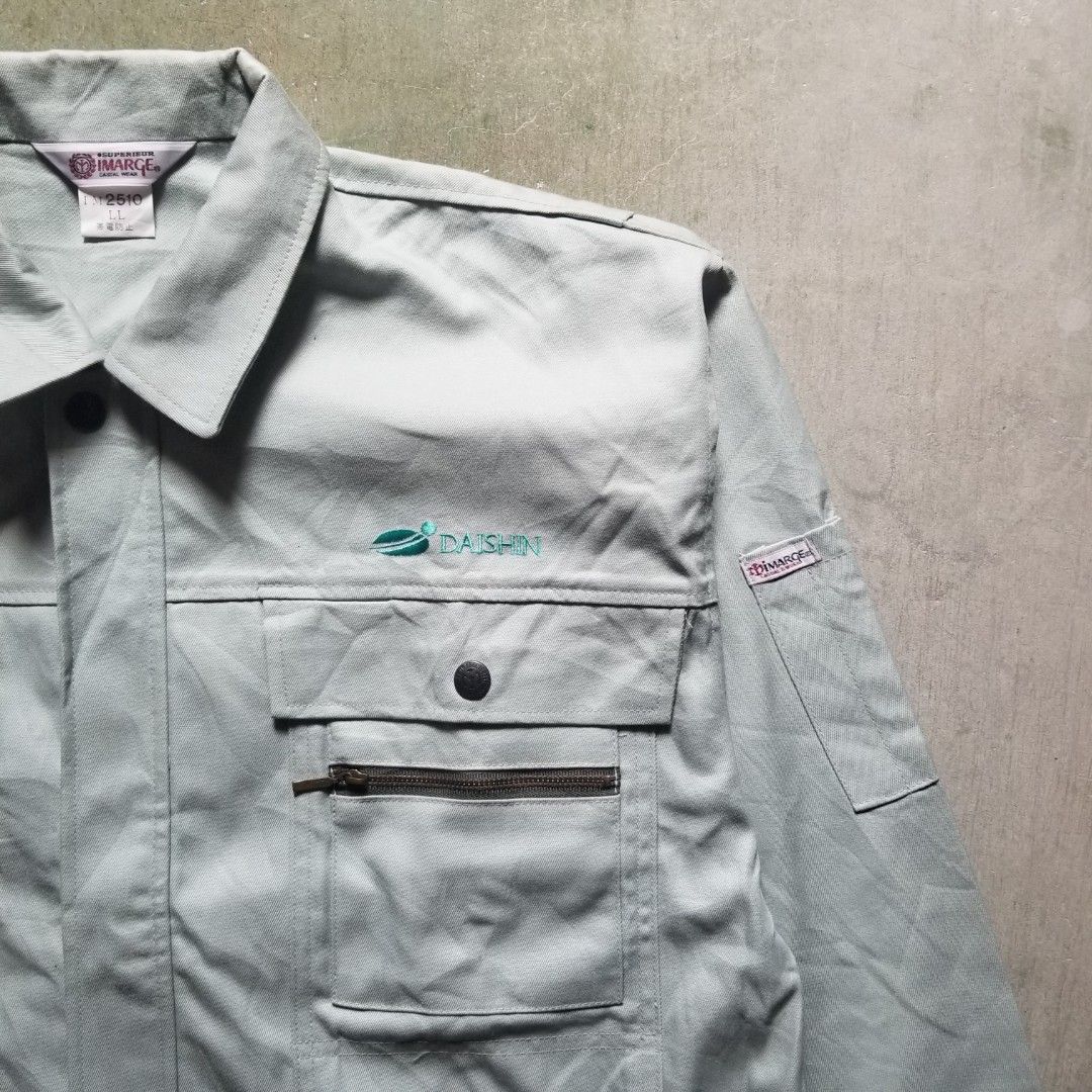 Daishin Japanese Work Jacket, Men's Fashion, Coats, Jackets and ...