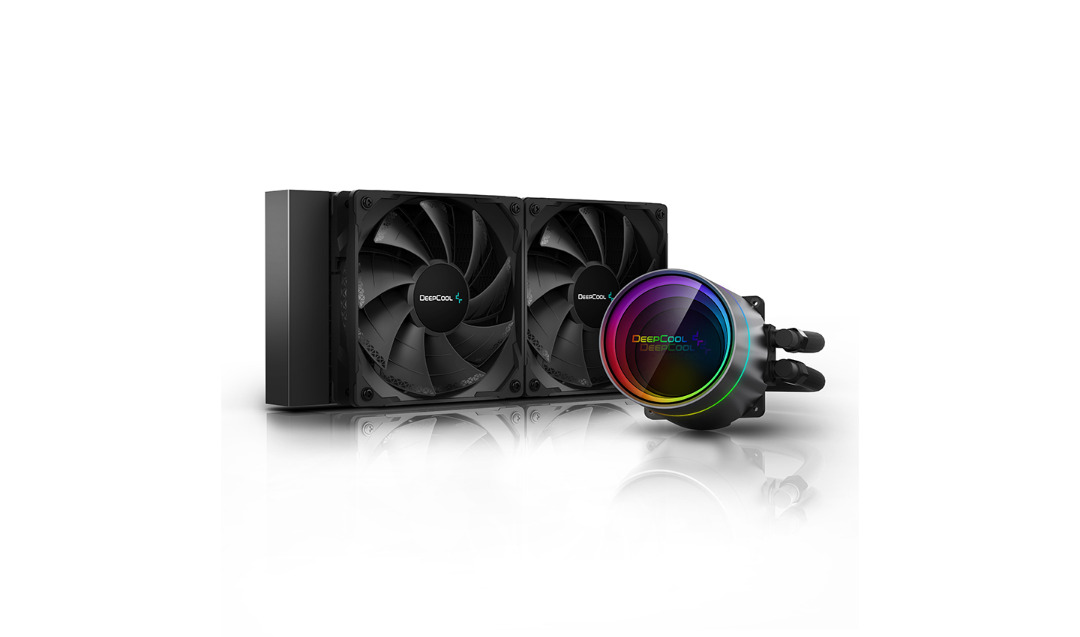 Deepcool Castle 240EXAIO, 360mm Radiator, ARGB XL (BLACK) [LGA 1700 ...