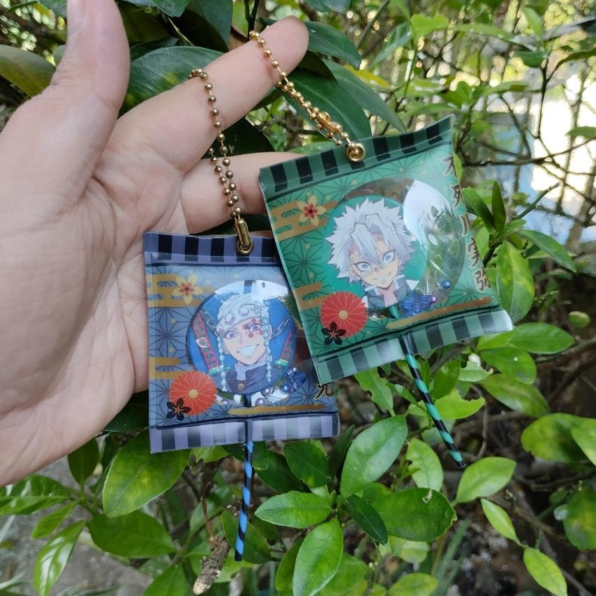 Demon Slayer Hashira Tengen Uzui & Sanemi Shinazugawa Keychain, Hobbies ...