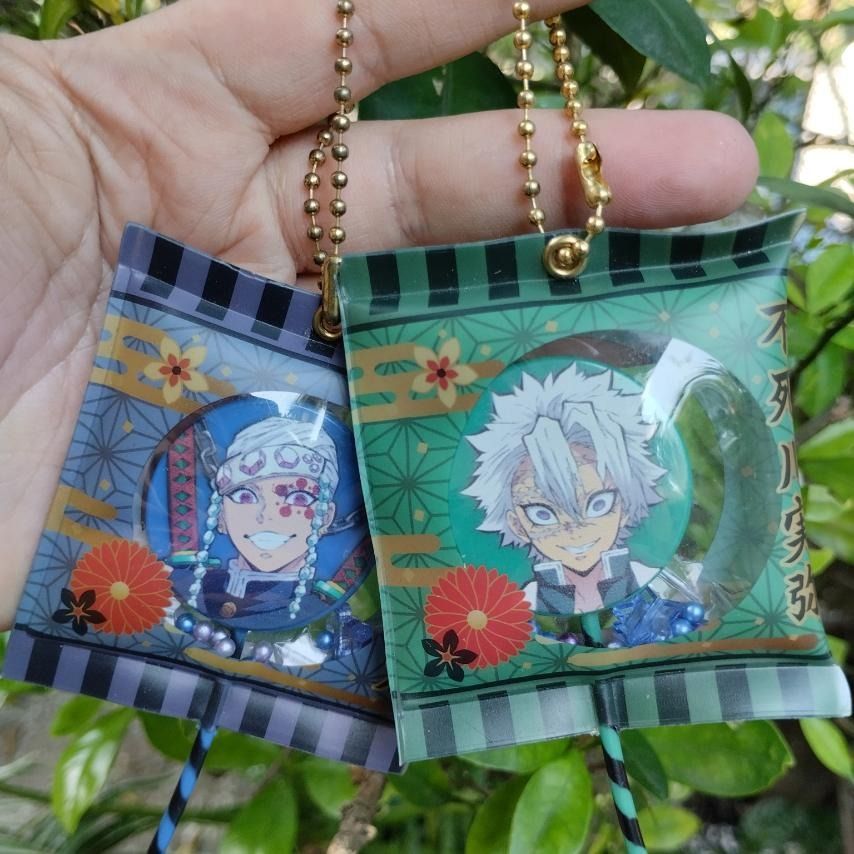 Demon Slayer Hashira Tengen Uzui & Sanemi Shinazugawa Keychain, Hobbies ...
