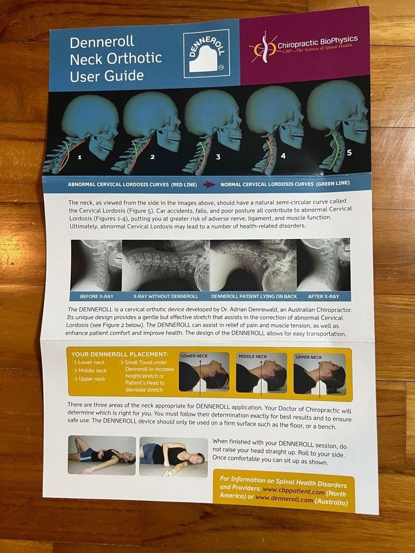 Denneroll Cervical Chiropractic Care, Health & Nutrition, Assistive ...