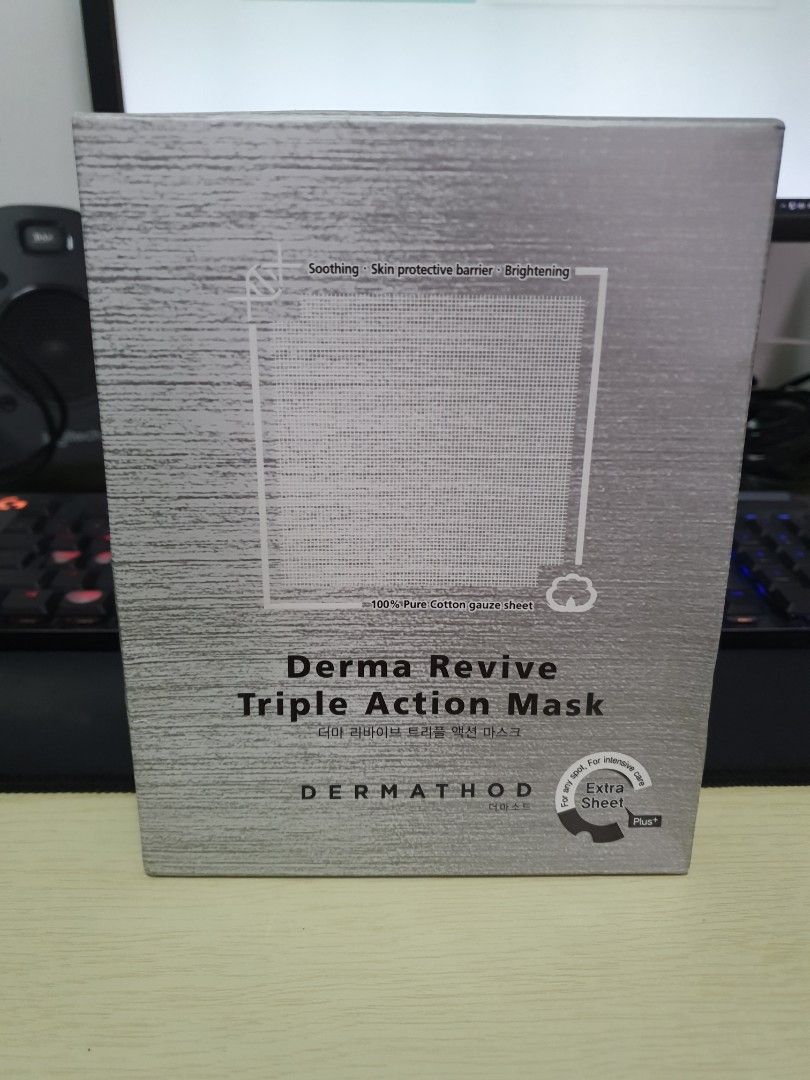 Derma Revive Triple Action Mask, Beauty & Personal Care, Face, Face Care on Carousell