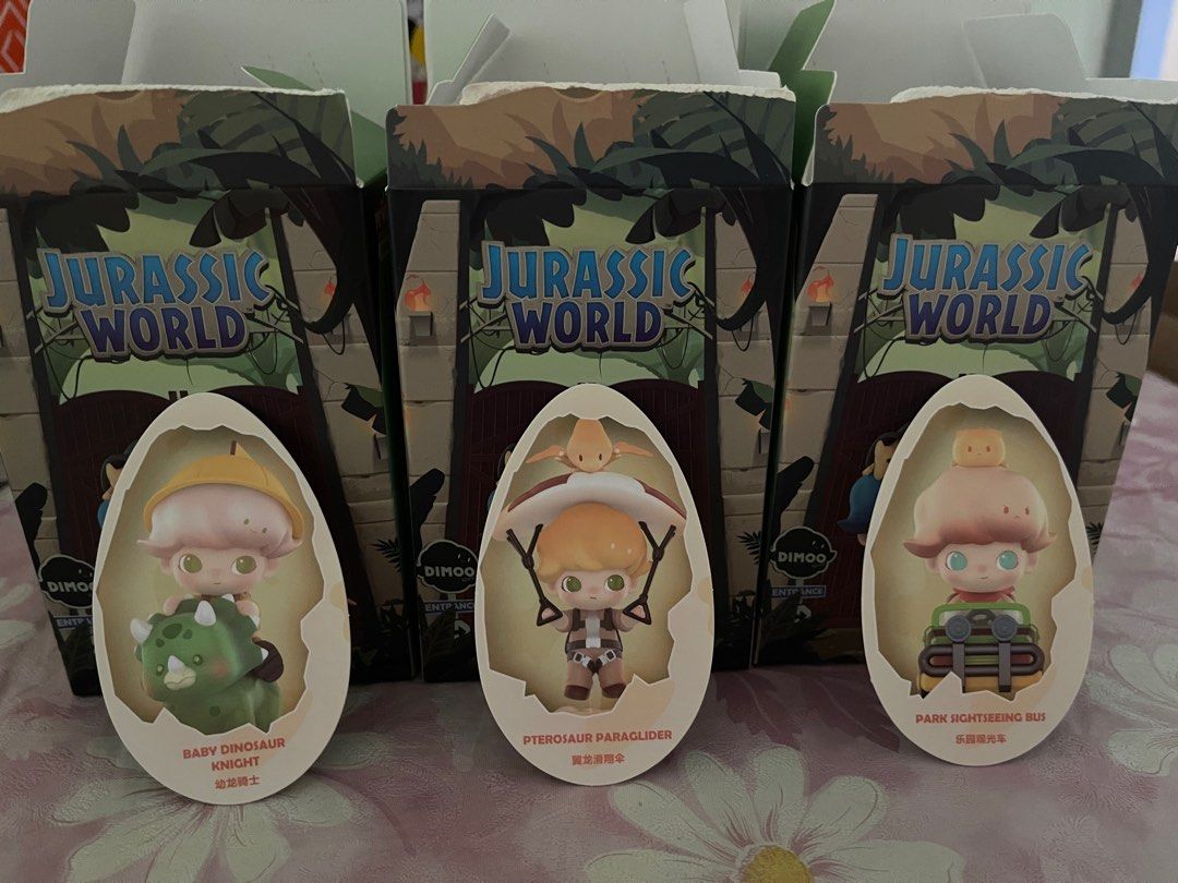 Dimoo jurassic world popmart, Hobbies & Toys, Toys & Games on Carousell
