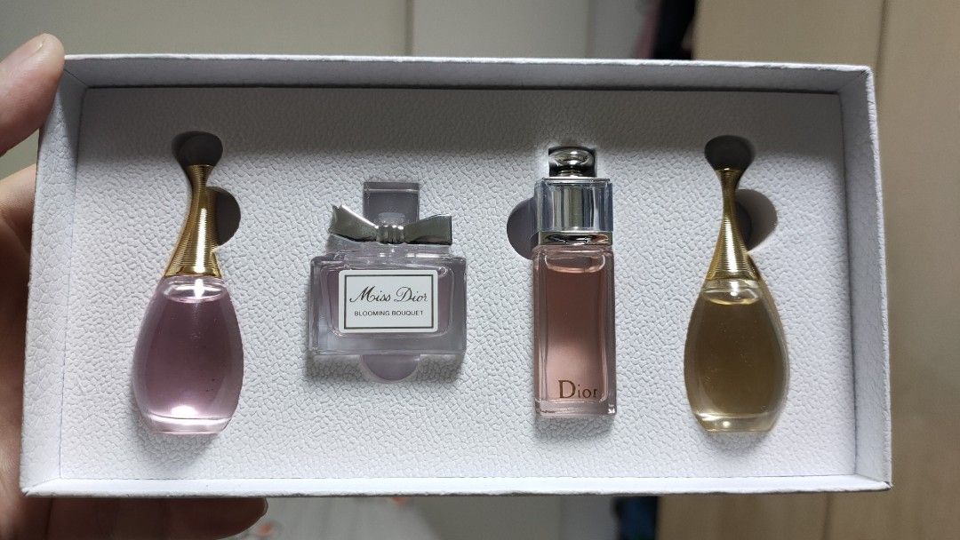 DIOR Perfume Gift Set 5ml x 4, Beauty & Personal Care, Fragrance ...
