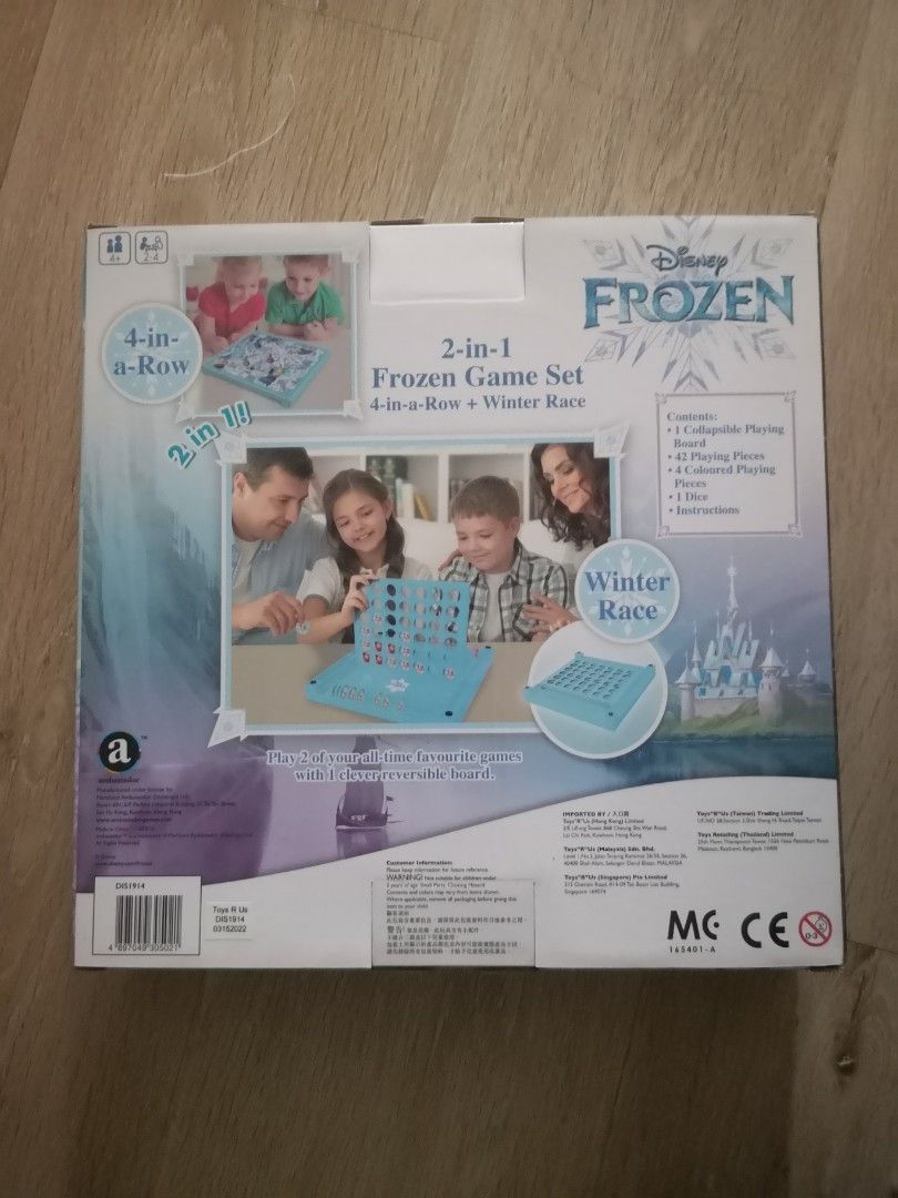 Disney Frozen 2 in 1 Board Game Set, Hobbies & Toys, Toys & Games on ...