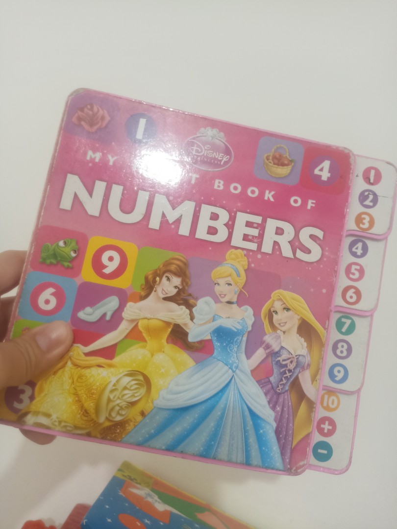 Disney Princess My First Book of Numbers Childrens Book Toddler Board ...