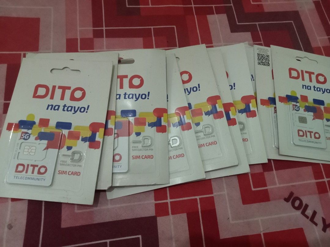 DITO SIM (5G) WITH FREE EJECTOR PIN, Mobile Phones & Gadgets, Mobile ...