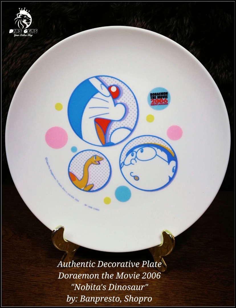 Doraemon, Authentic Decorative Plate, Hobbies & Toys, Memorabilia ...