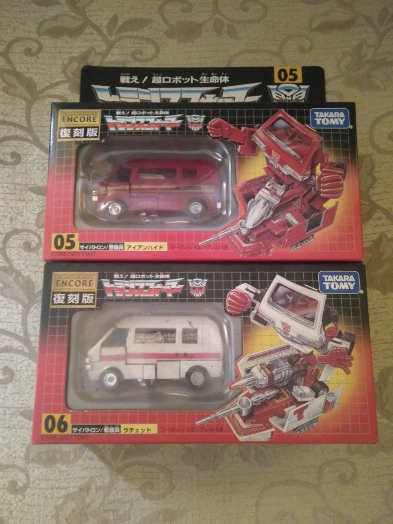 Encore transformers takara toys, Hobbies & Toys, Toys & Games on Carousell