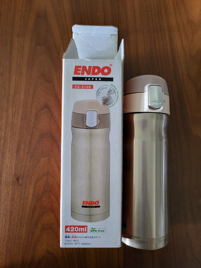Endo thermal bottle 420ml, Furniture & Home Living, Kitchenware ...