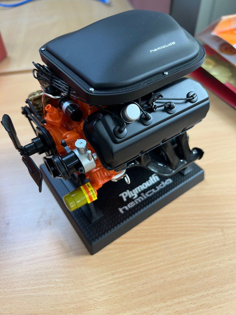 Engine Scale Model 1:6 Plymouth Hemi Cuda Engine, Hobbies & Toys, Toys ...