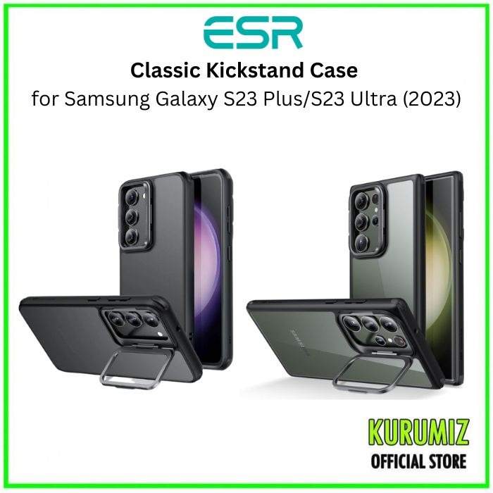 ESR Classic Kickstand Case for Samsung Galaxy S23 Plus/S23 Ultra (2023 ...