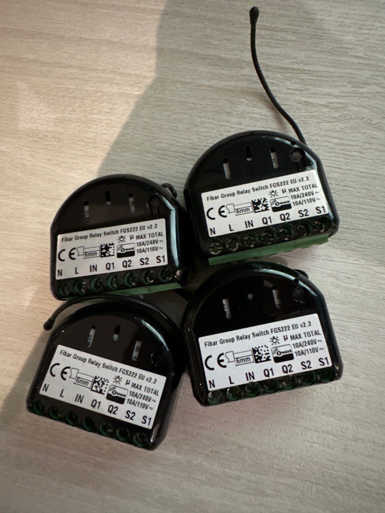 Fibaro relay switch fgs222, TV & Home Appliances, TV & Entertainment ...