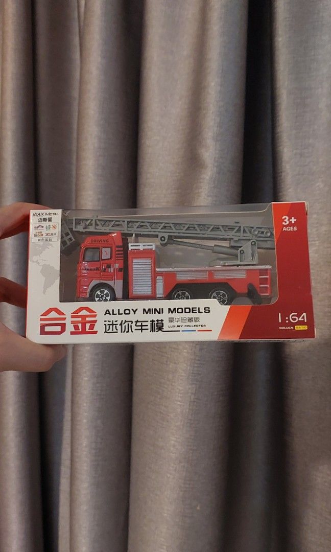 Fire Engine Ladder Truck Fireman Vehicle Cake Topper, Hobbies & Toys ...