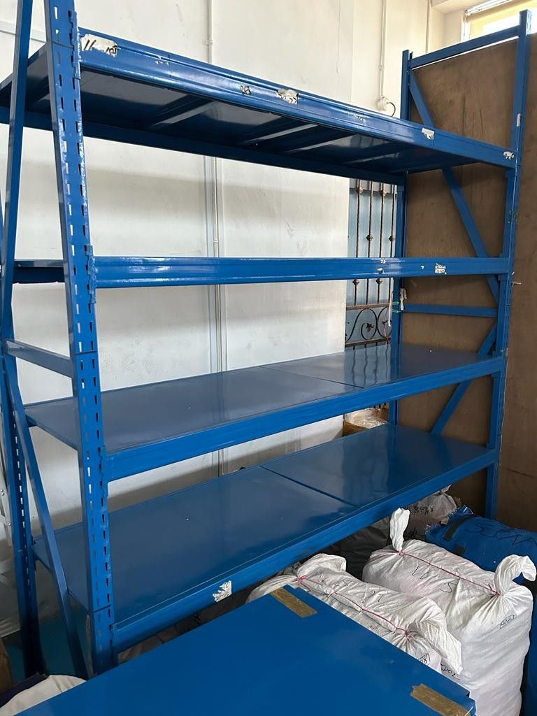 Five-tier iron warehouse racks, Furniture & Home Living, Furniture ...