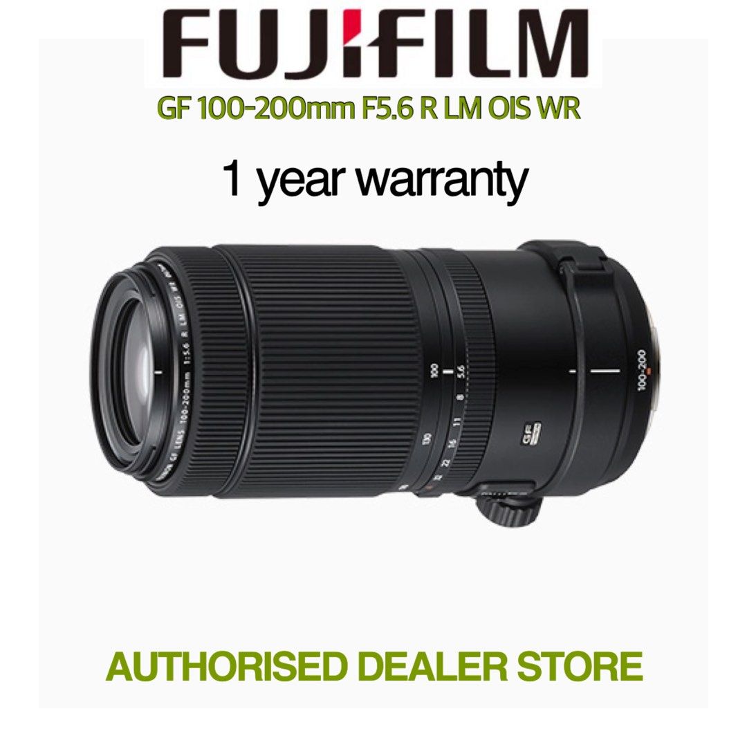 FUJI GF 100-200mm F5.6 R LM OIS WR lens FUJIFILM, Photography, Lens & Kits on Carousell