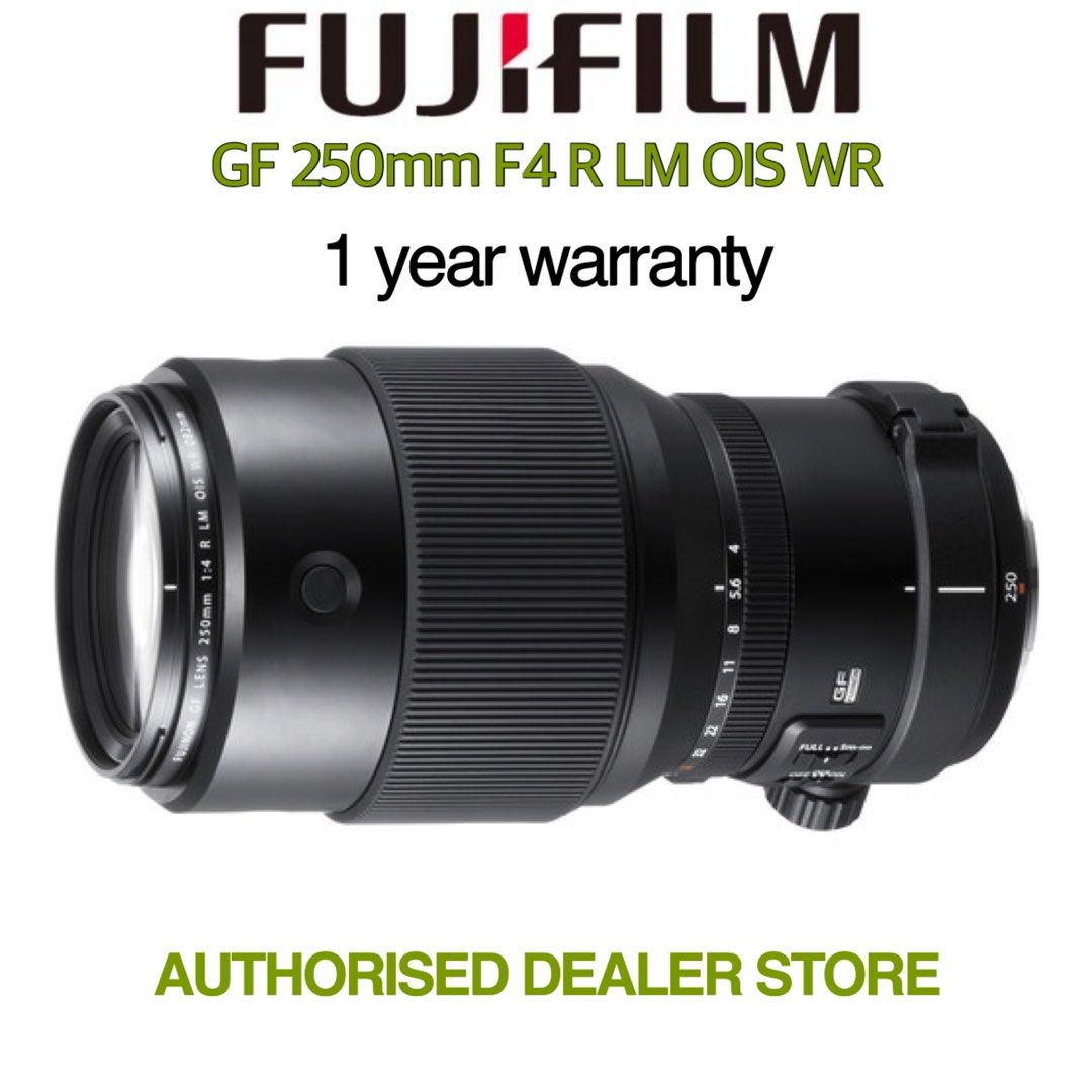 FUJI GF 250mm F4 R LM OIS WR lens FUJIFILM, Photography, Lens & Kits on ...