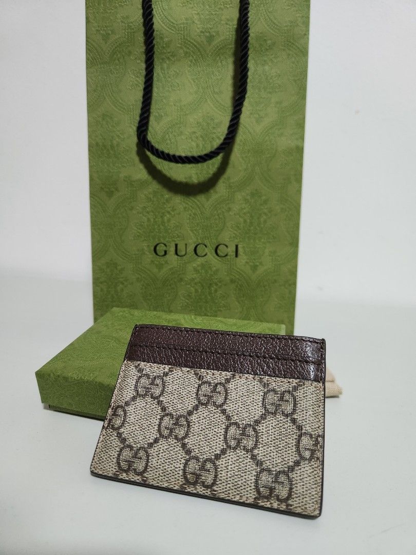 Gucci card case (w receipt), Luxury, Bags & Wallets on Carousell