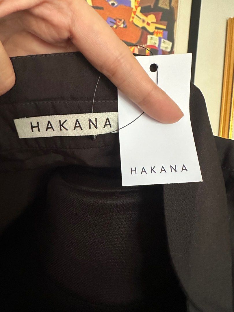 Hakana clothing Nara top black, Women's Fashion, Tops, Blouses on Carousell