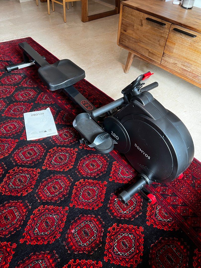 Hardly Used Rowing Machine - Domyos 120, Sports Equipment, Exercise ...