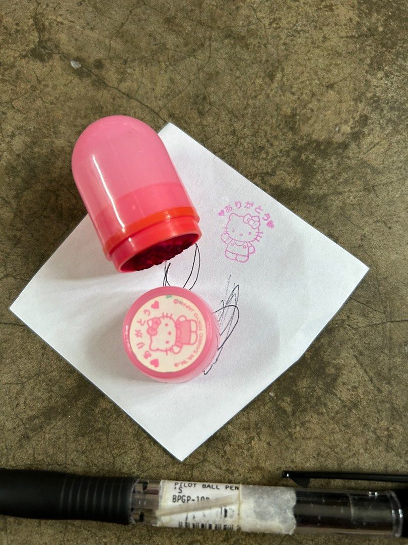 Hello kitty stamp, Hobbies & Toys, Toys & Games on Carousell