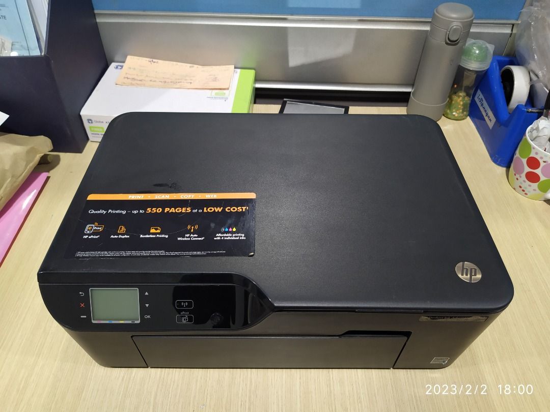 HP Deskjet Ink Advantage 3525 Multifunction Printer, Computers & Tech ...