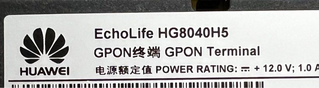 Huawei EchoLife HG8040H5 Nucleus Connect, Computers & Tech, Parts ...
