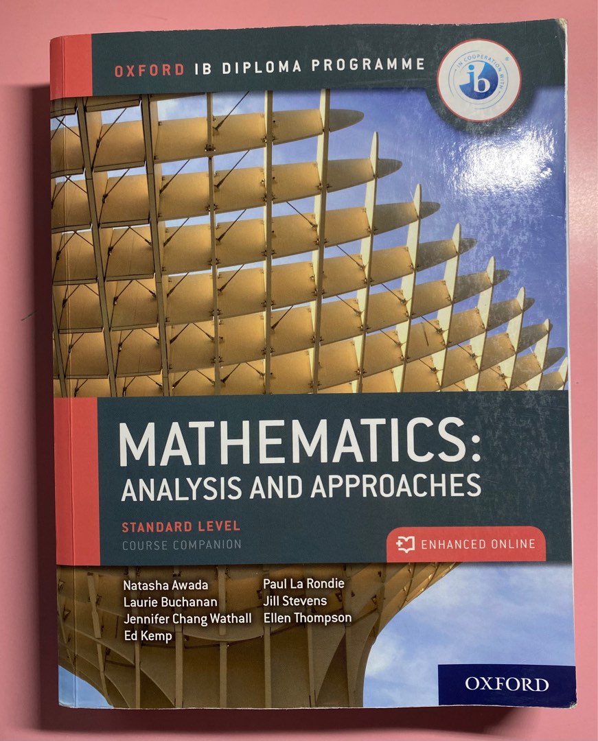 IB Math AASL (Analysis and Approaches) textbook, Hobbies & Toys, Books ...