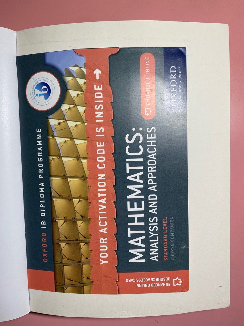 IB Math AASL (Analysis and Approaches) textbook, Hobbies & Toys, Books ...