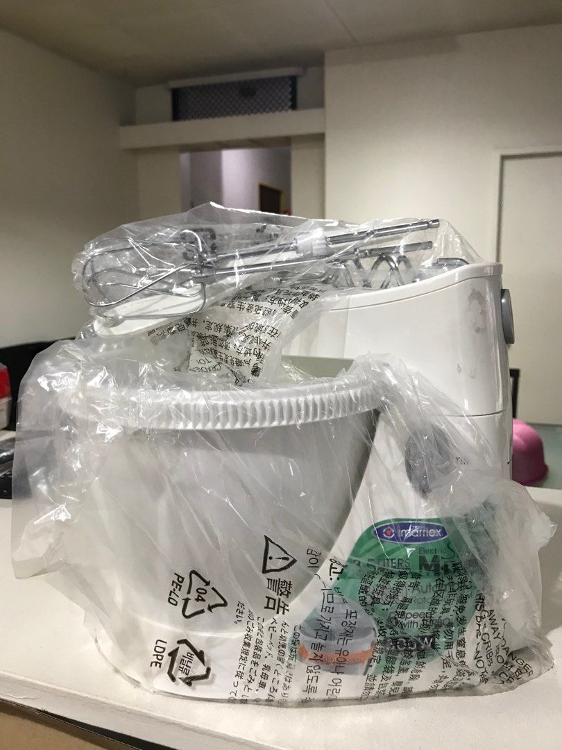 Imarflex IMX-300P Stand Mixer with 360-Degree Rotating Plastic Bowl ...