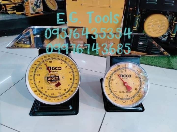 INGCO 20/60/150kgs. Spring Scale / Manual Weighing Scale, Commercial ...