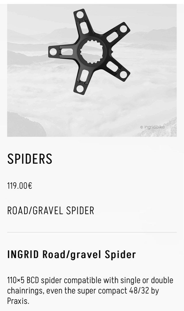 INGRID Crankset CRS-R2 Authentic on Carousell